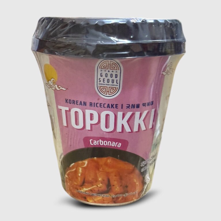 Topokki Korean Ricecake Carbonara ( Cup ) - 113 Gr - ArkanFoods